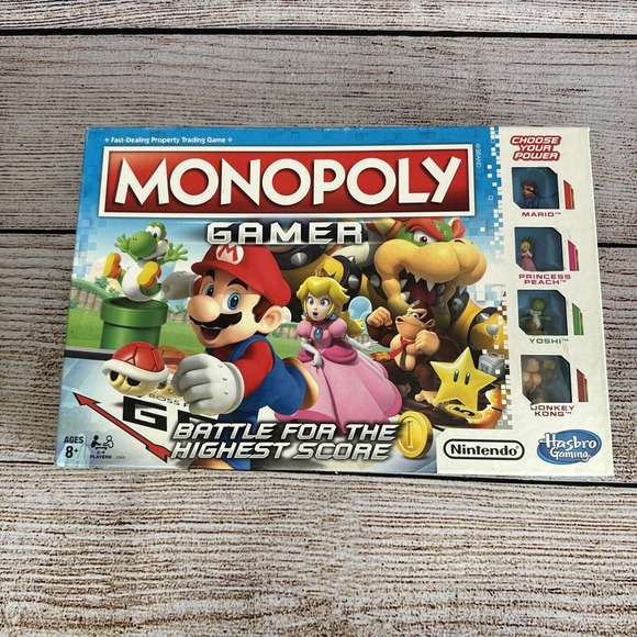 Hasbro | Games | Monopoly Gamer Nintendo Battle For The Highest Score ...